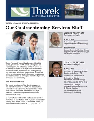 Meet the Dedicated Staff at Thorek Memorial Chicago Hospital