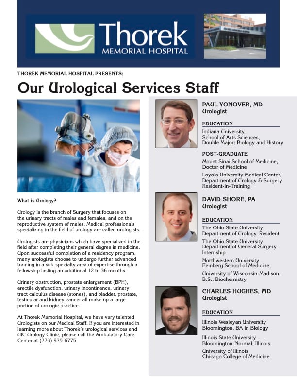 Meet the Dedicated Staff at Thorek Memorial Chicago Hospital